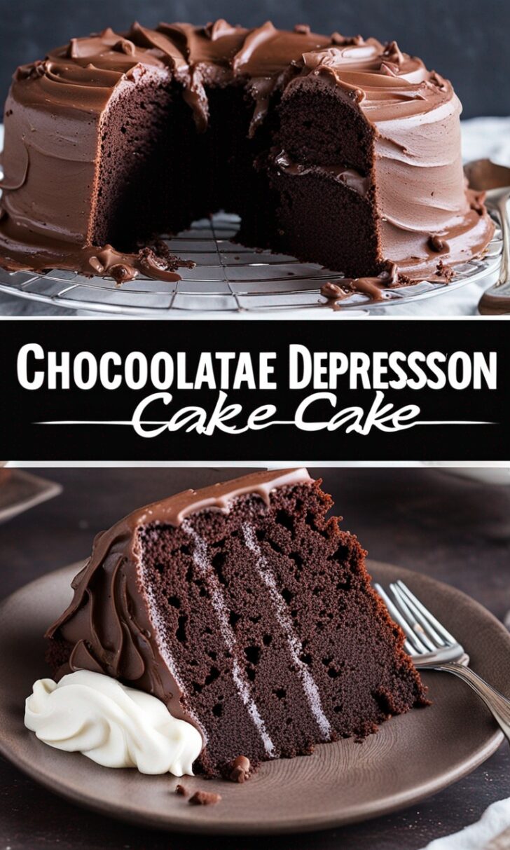 Decadent Chocolate Depression Cake: A Timeless Family Favorite! – Easy ...