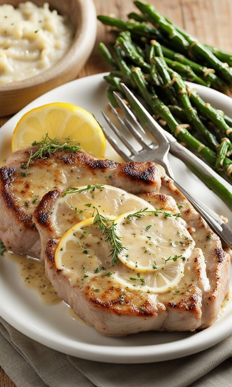 Creamy Lemon Thyme Pork Chops: A Delectable Family Heirloom Recipe ...