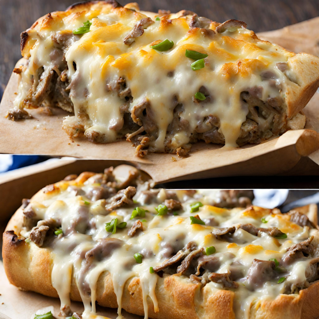 Philly Cheesesteak Cheesy Bread – Easy Instant Recipes