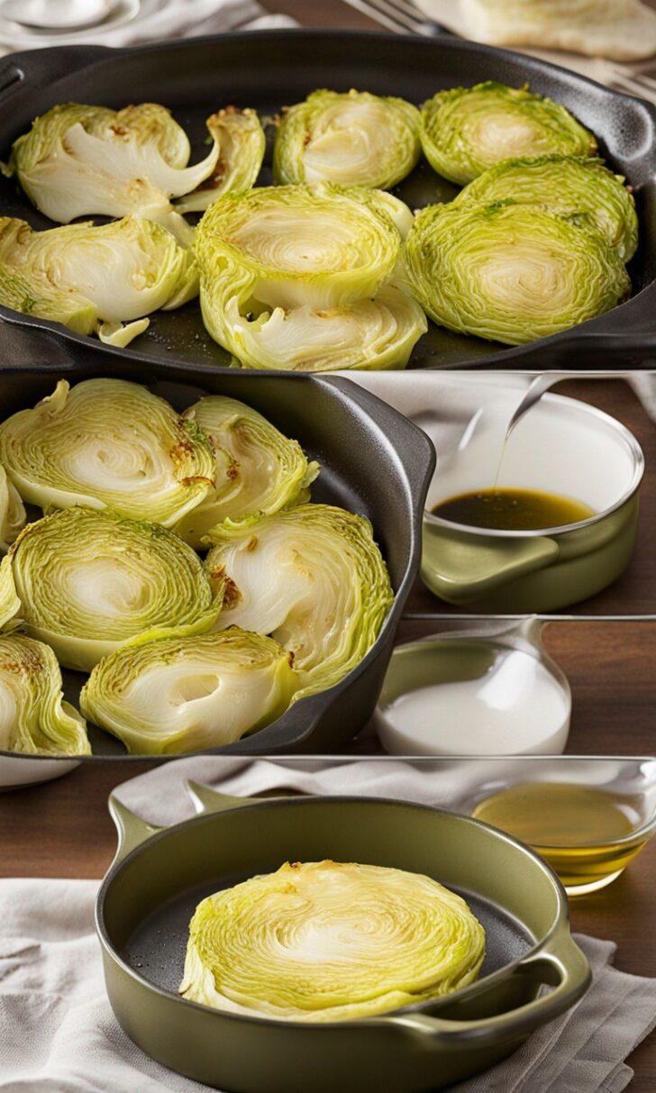 Golden Baked Cabbage Steaks: A Veggie Delight Recipe – Easy Instant Recipes