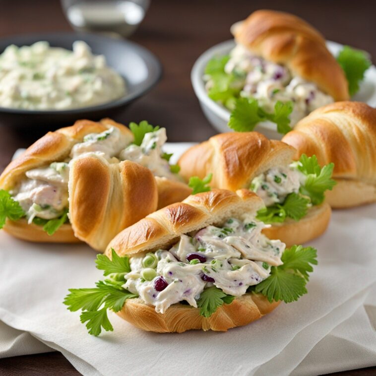 The Ultimate Chicken Salad Croissant: A Luxurious Twist on a Classic ...