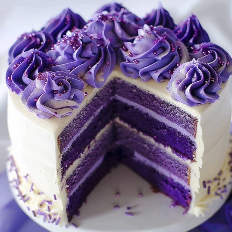Luxurious Purple Velvet Cake Recipe - A Family Heirloom