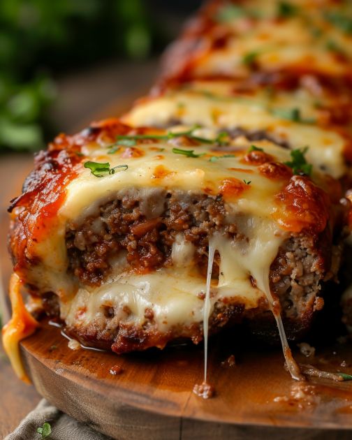 Cheese Stuffed Meatloaf