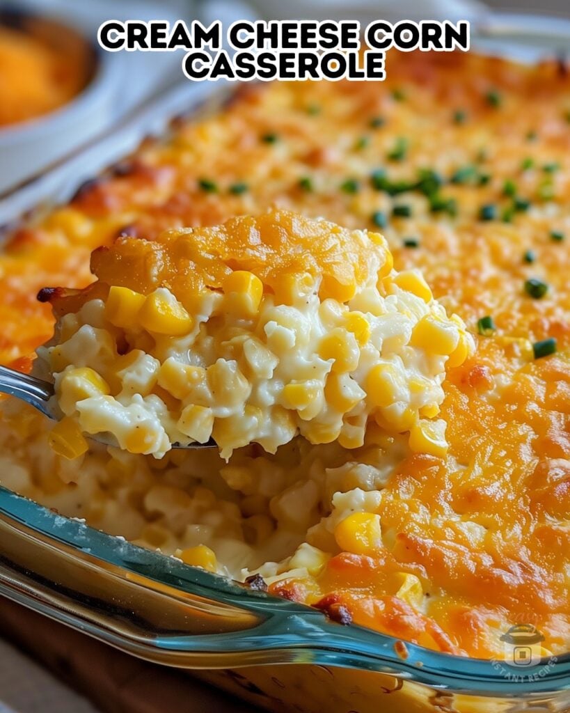 Cream Cheese Corn Casserole