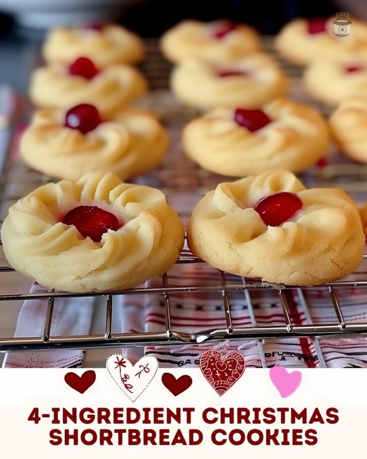 Melt-In-Your-Mouth 4-Ingredient Christmas Shortbread Cookies – Easy ...