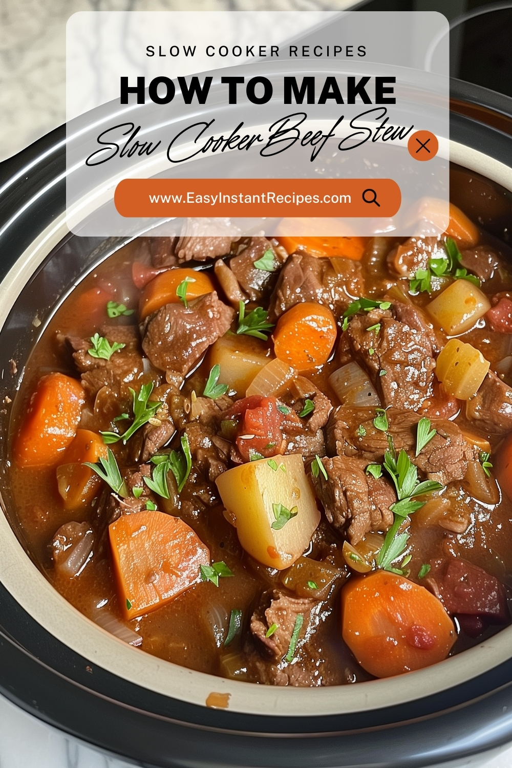 5-Ingredient Slow Cooker Beef Stew Recipe