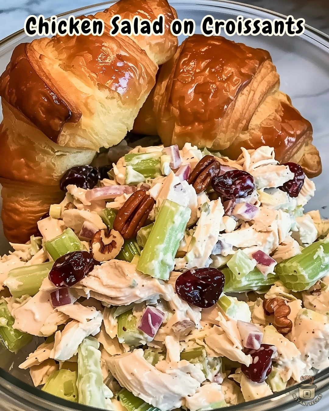 Chicken Salad on Croissants
