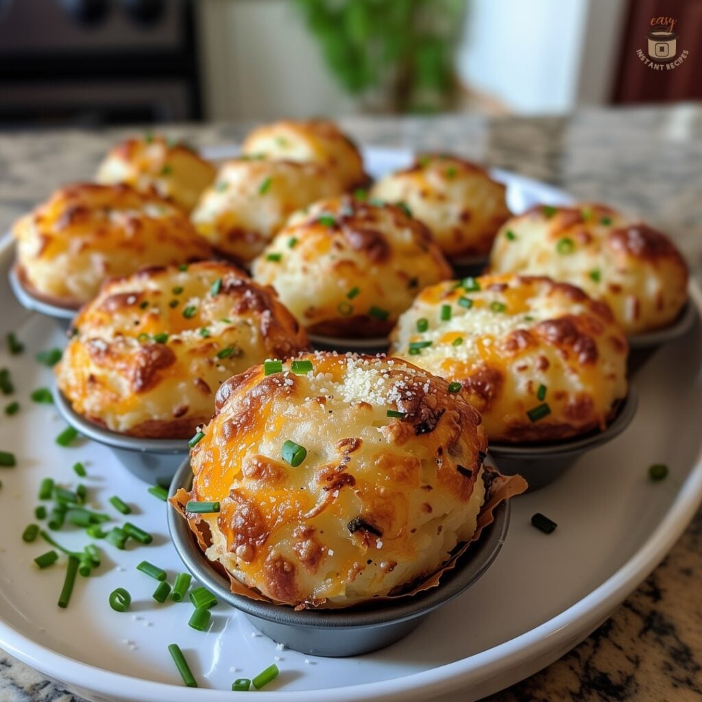 Cheesy Mashed Potato Puffs Recipe - Easy Instant Recipes