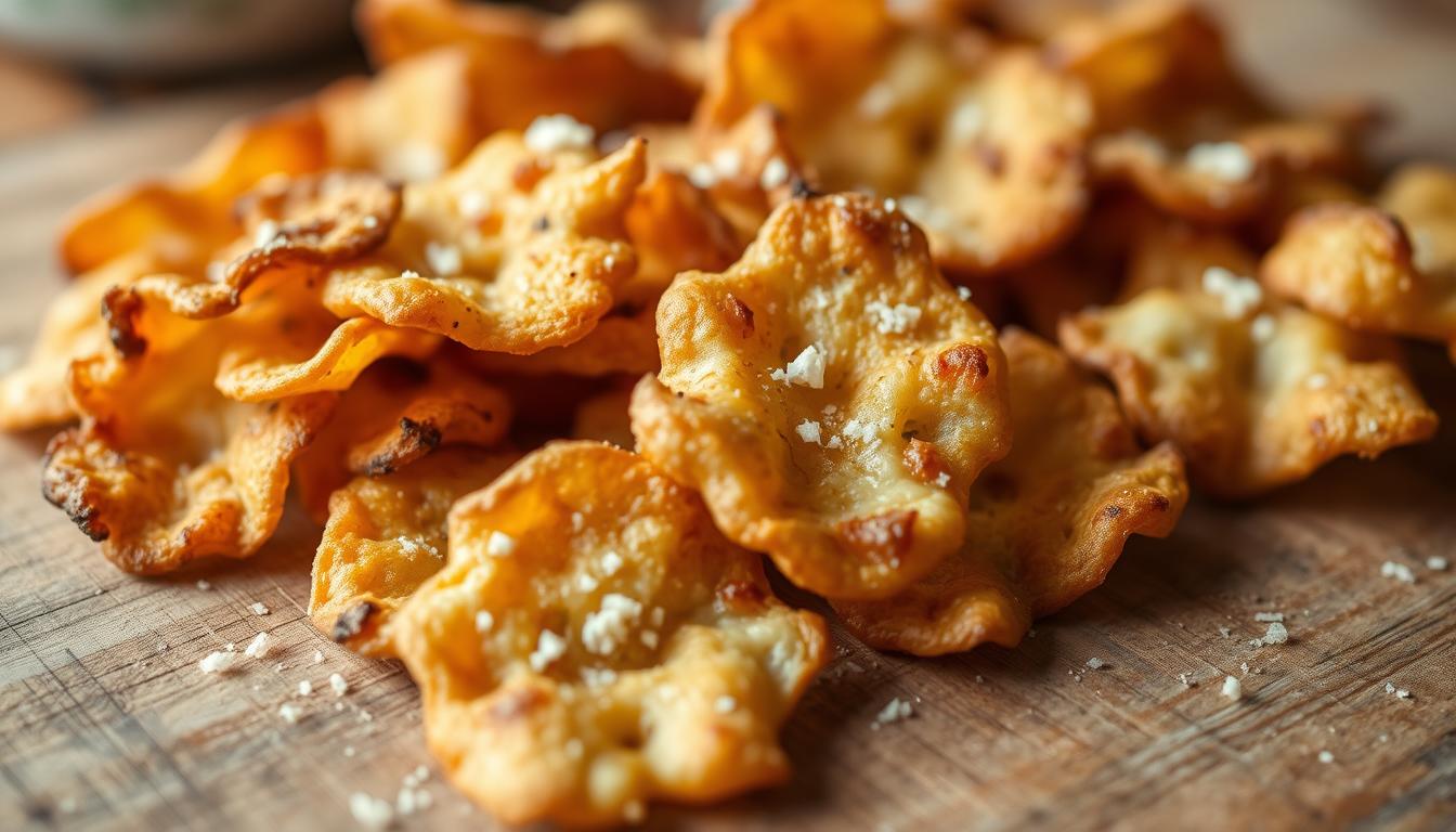 4 Ingredients Cheesy Onion Crisps Recipe