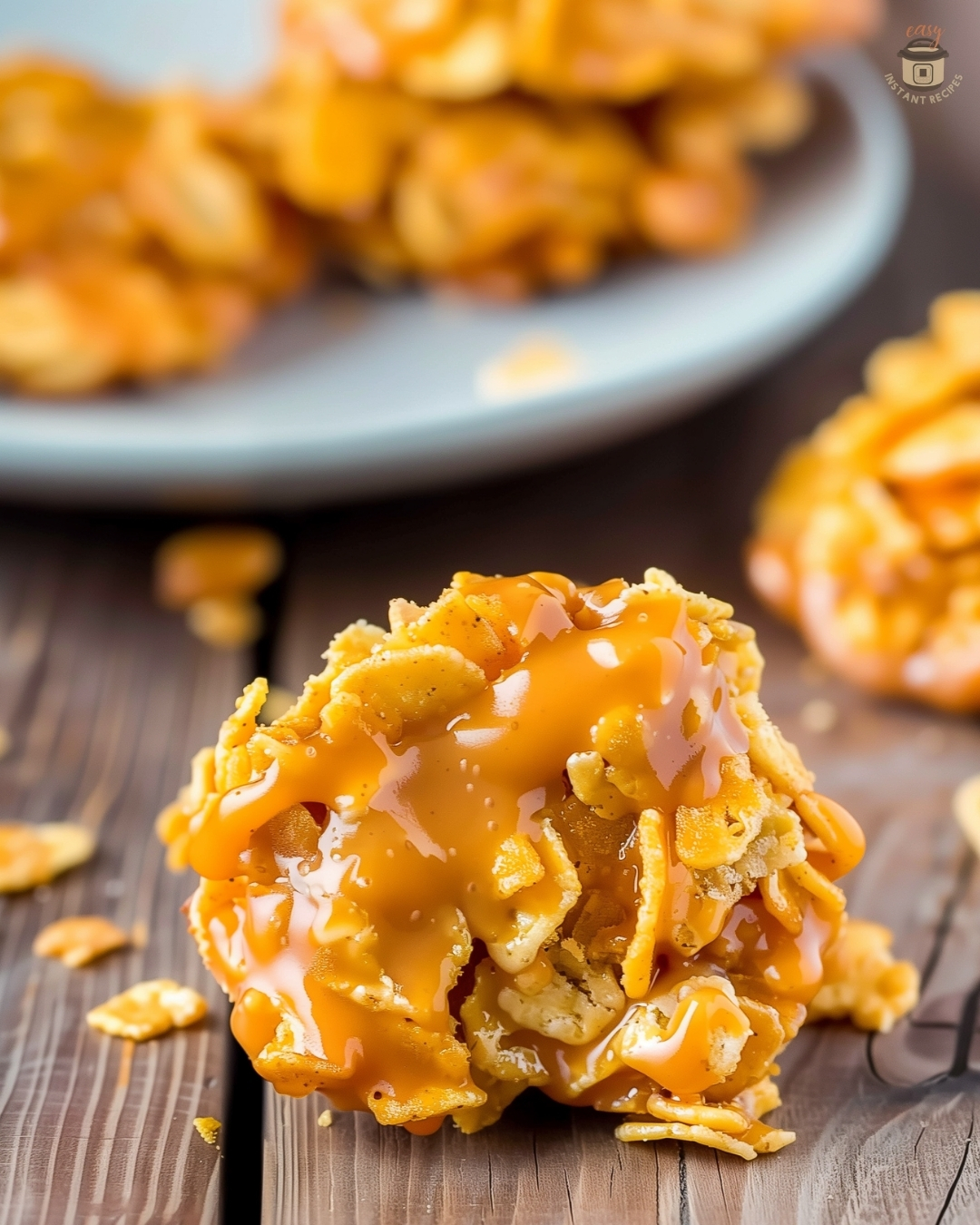 No Bake Peanut Butter Cornflake Cookies Recipe 4443