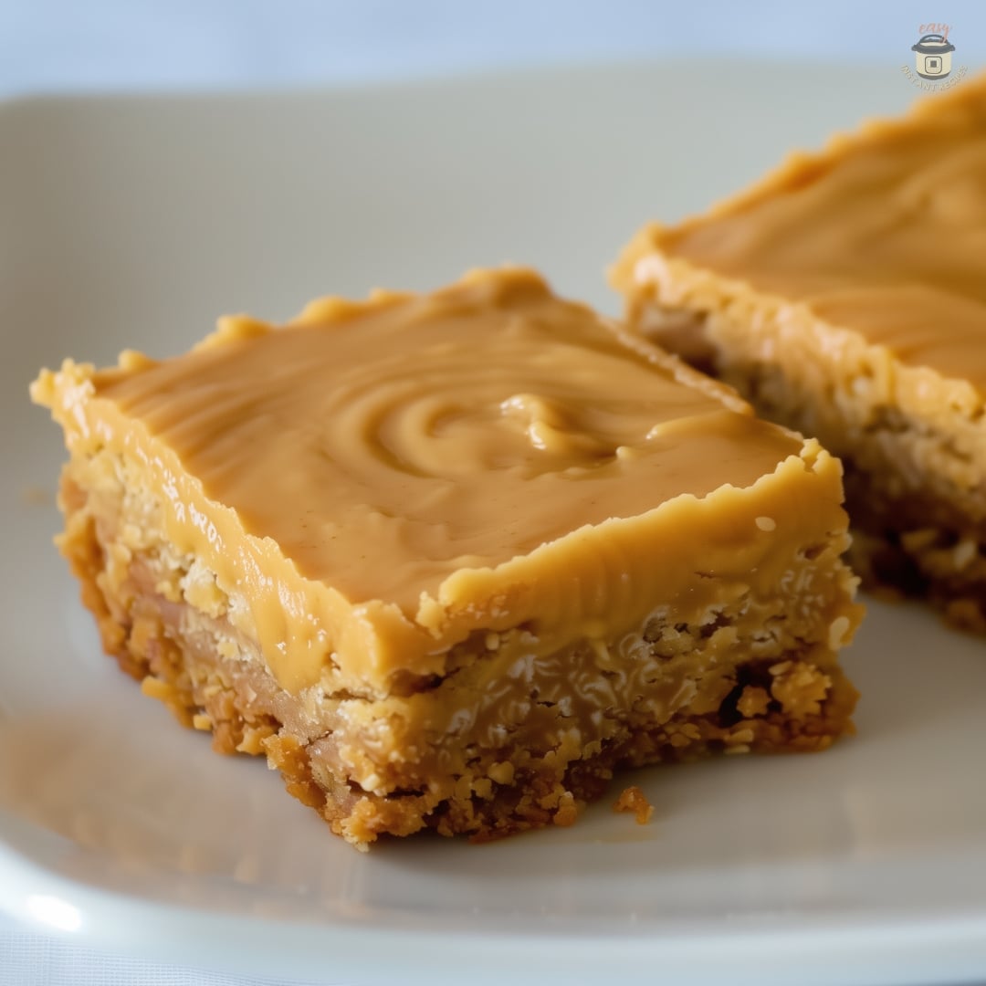 Easy Peanut Butter Lunch Lady Cookie Bars Recipe