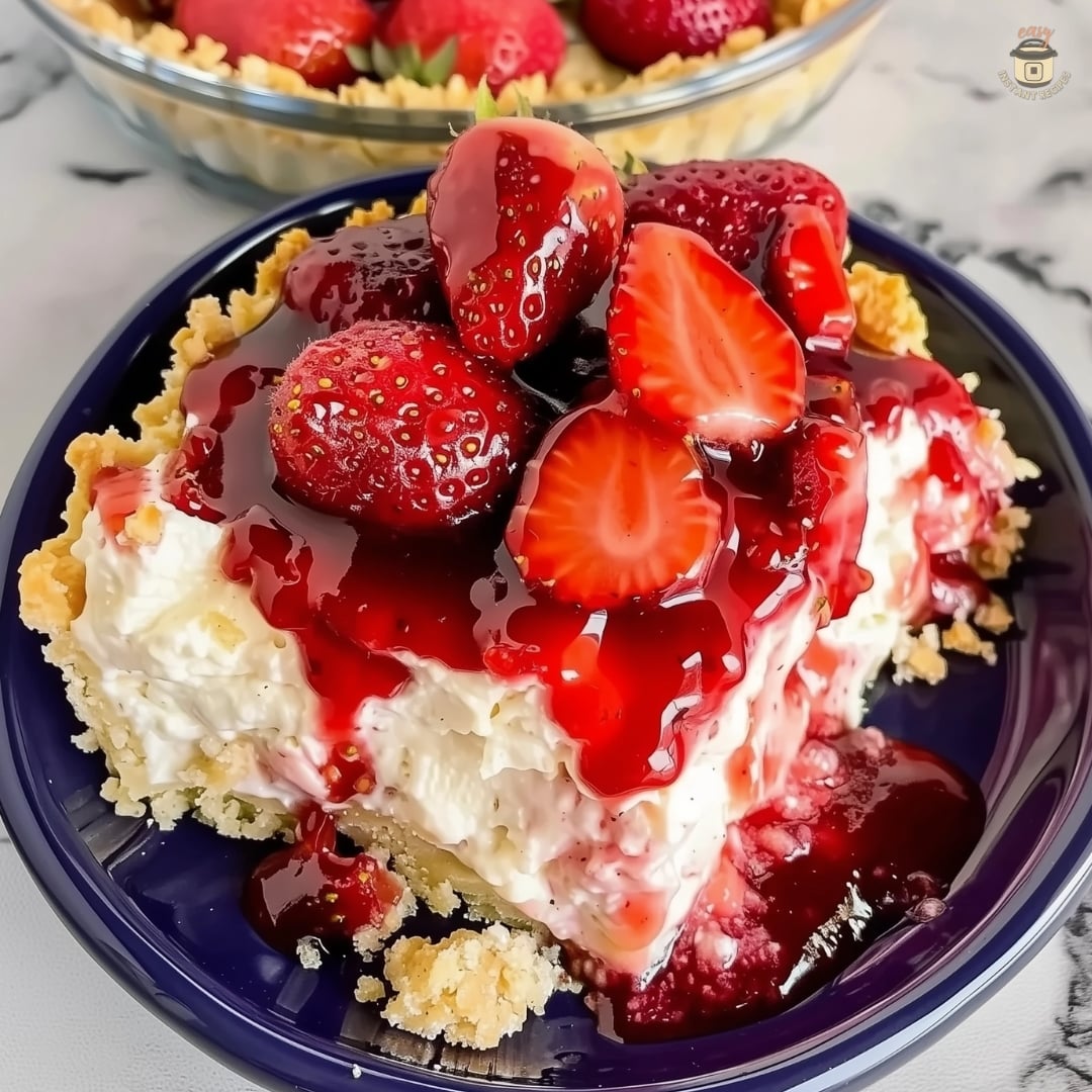 Strawberry Cheesecake Dump Cake Recipe - Easy & Delicious